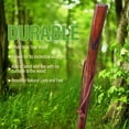 55 in Rustic Wood Walking Stick, Traditional Style Handle, for Men ...