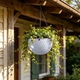 Avdolw Honeycomb Hanging Planter Basket with Drainage Hole, Weather ...