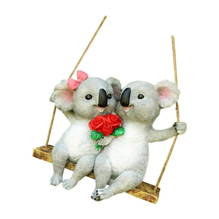 Rope Climbing Ornament Swing Outdoor Animals Doll Cute for Gift ...
