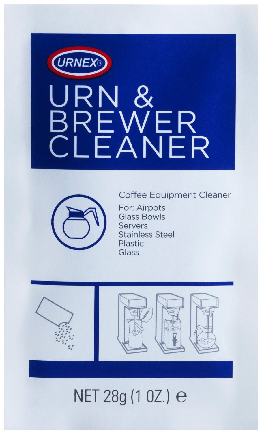 Urnex Original Urn and Brewer Cleaner - 100 (1 Ounce Packets ...