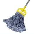 Rubbermaid Super Stitch Blend Mop Head, Medium, Cotton/Synthetic, Blue ...