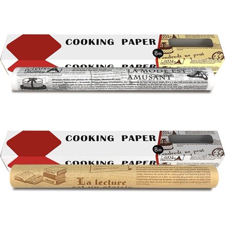 2 Pack High Temperature Resistant Parchment Paper Roll, Non-stick ...