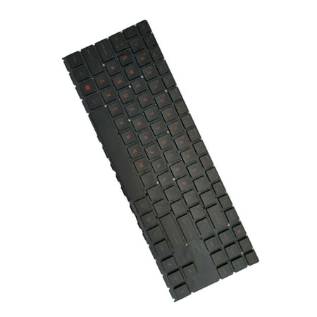 Replacement Keyboard US Layout Durable English Frameless Red Lettered ...