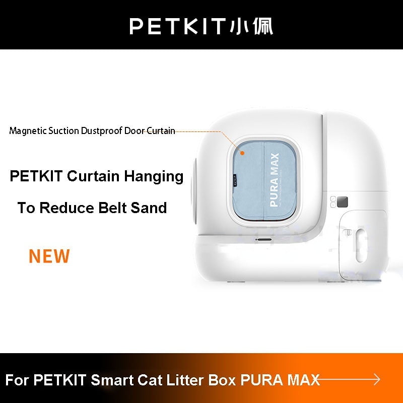PETKIT Cat Litter Box Automatic Toilet Magnetic Suction Dust Proof Door ...