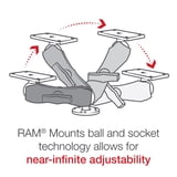 RAM Mounts Component Base Bracket for Humminbird Helix 7 Drill-Down ...