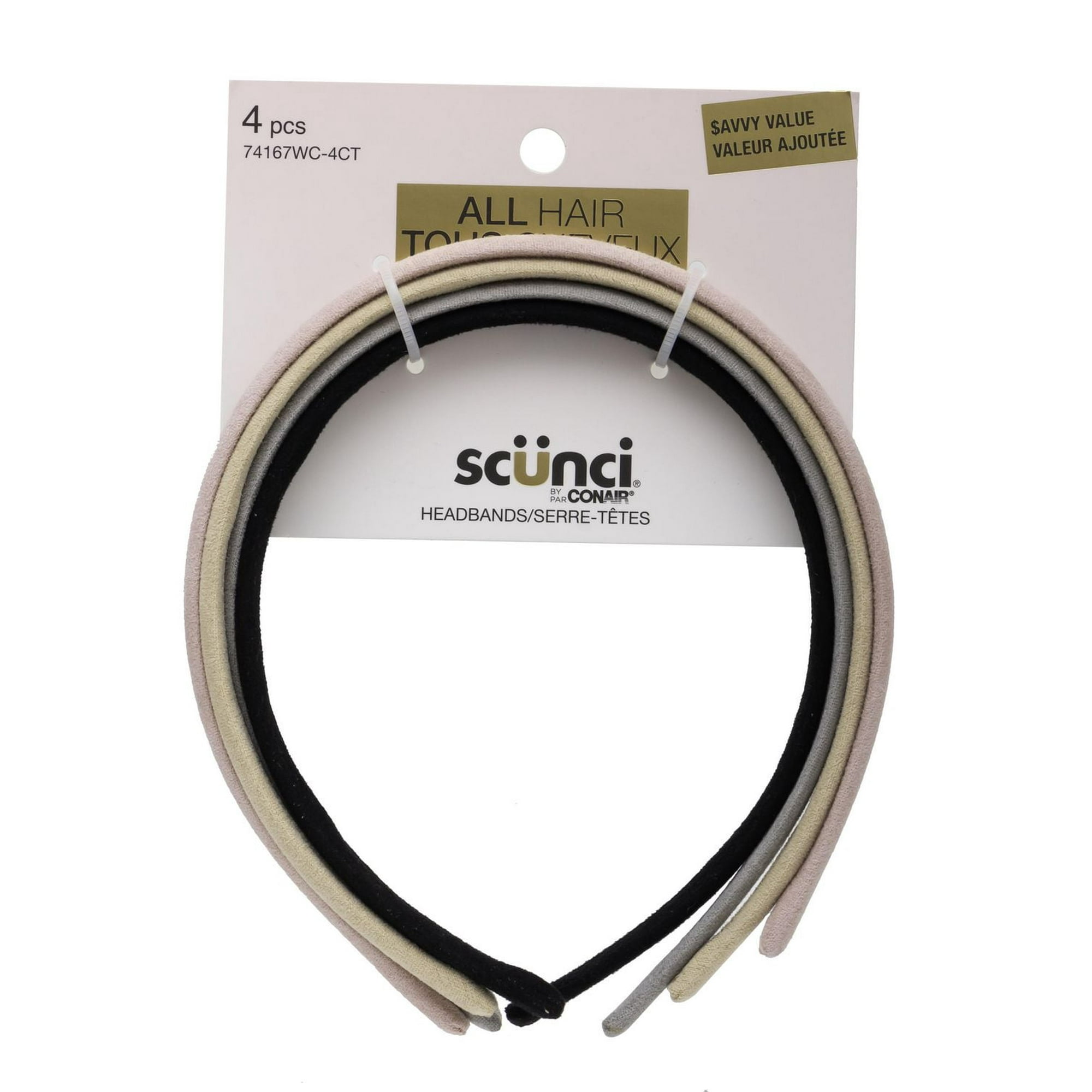 Click here for Scunci 4 Pk Suede Headbands prices