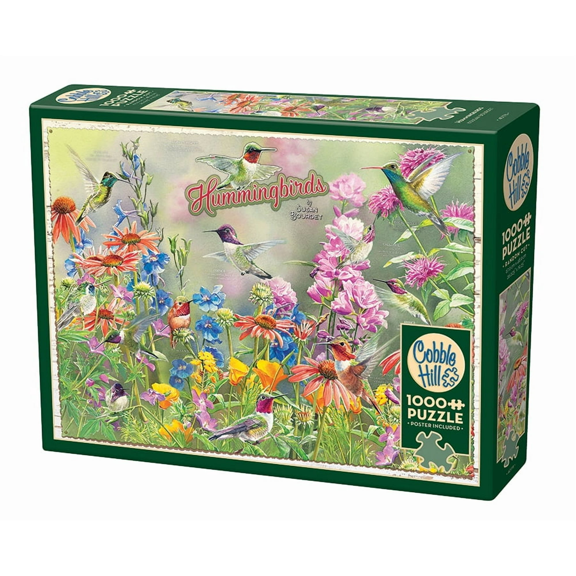 Click here for Cobble Hill Jigsaw Puzzle - Hummingbirds  1000 Pie... prices