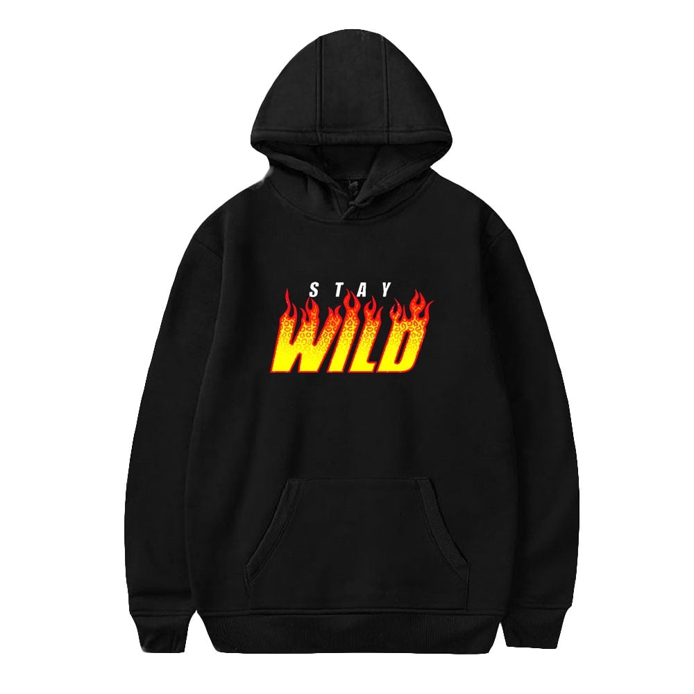 Ben Azelart Stay Wild Hoodie Women Men Long Sleeve Hooded Sweatshirt ...