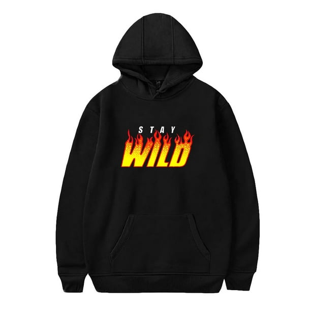 Ben Azelart Stay Wild Hoodie Women Men Long Sleeve Hooded Sweatshirt ...