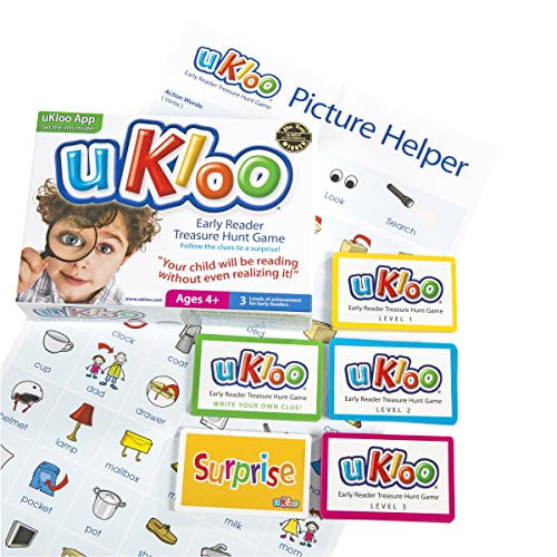 uKloo Early Reader Juego de búsqueda del tesoro uKloo 627843100829 ...