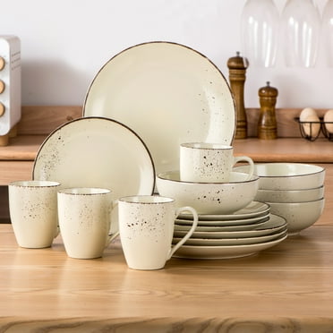 Vancasso, Series Vine, 48-Piece Stoneware Dinnerware Set, Blue and ...