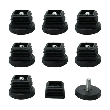 Unique Bargains Adjustable Leveling feet 19 x 19mm Square Inserts ...