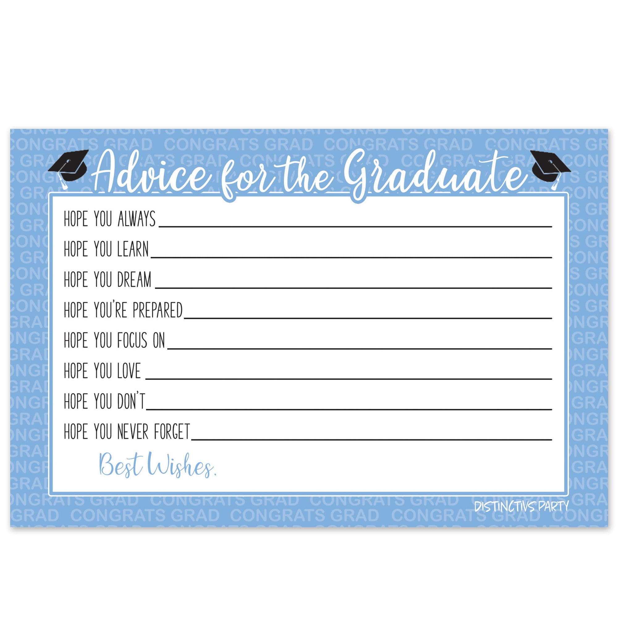 Graduation Advice Cards