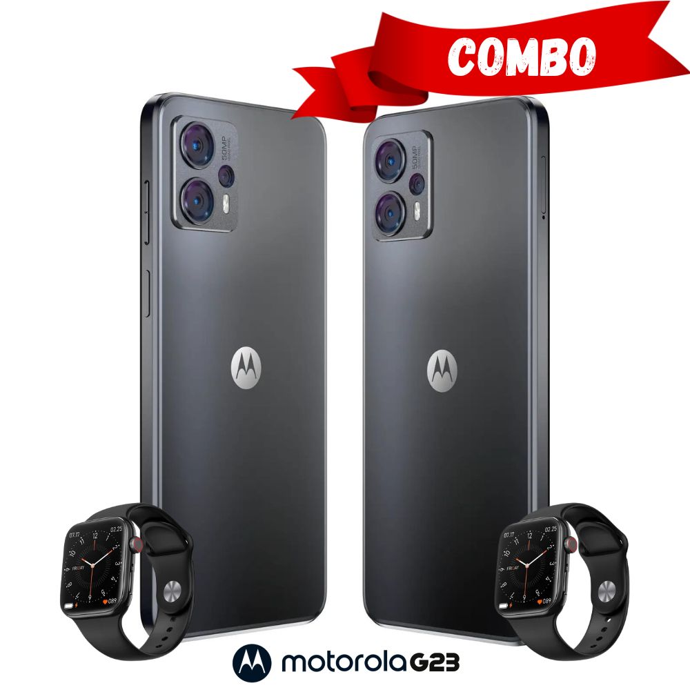 Combo 2 Moto G23 128GB/8GB Ram + 2 Smartwatches | Walmart en línea