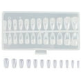 120 - Piece Boxed Set of Transparent Full - Coverage Press - On Nails ...