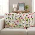 Beige Flamingos Throw Pillow Covers 20 x 20 Inch Pillow Covers Set of 4 ...