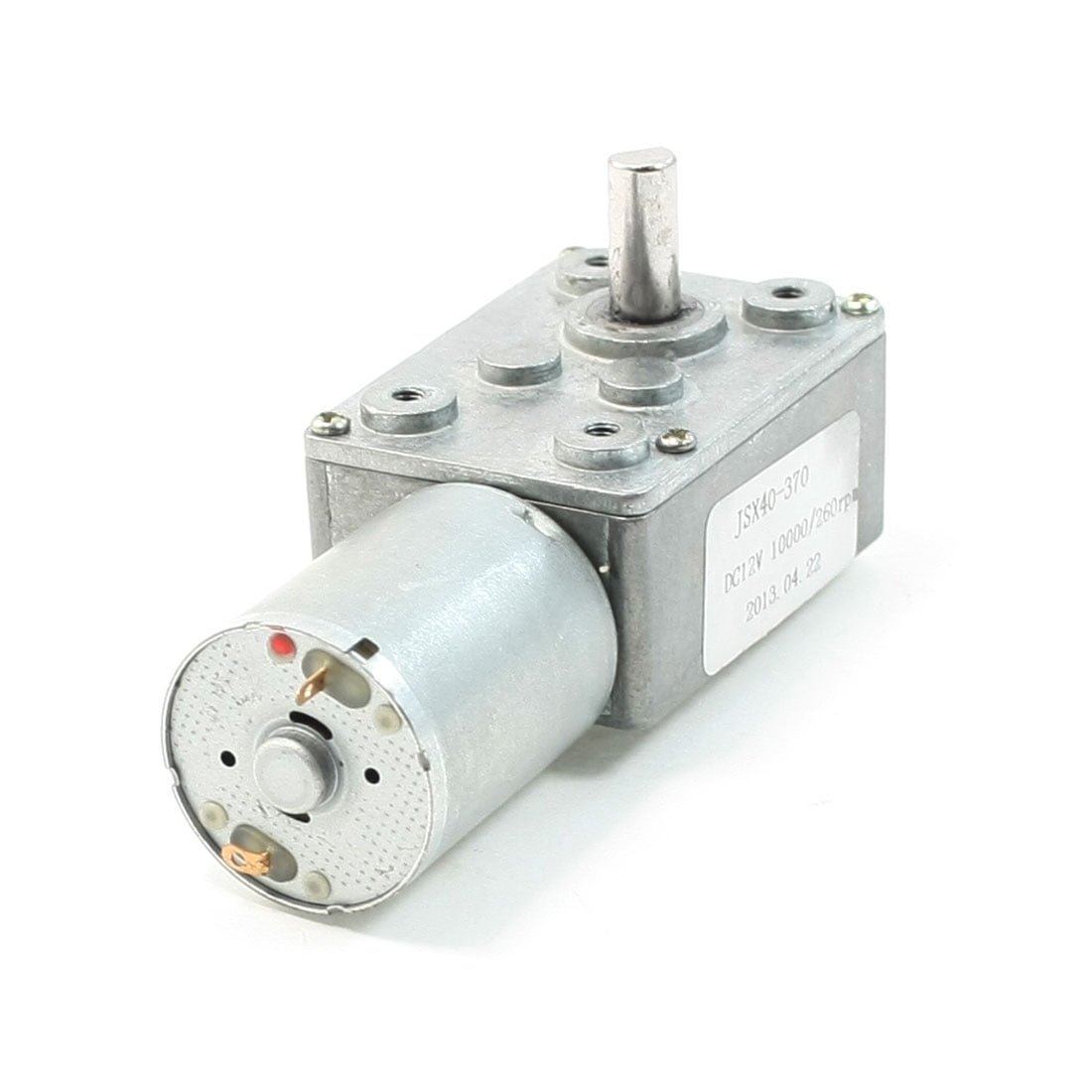 DC 12V 10000/260RPM Rectangle Shaped Gear Box 2 Terminal Electric ...