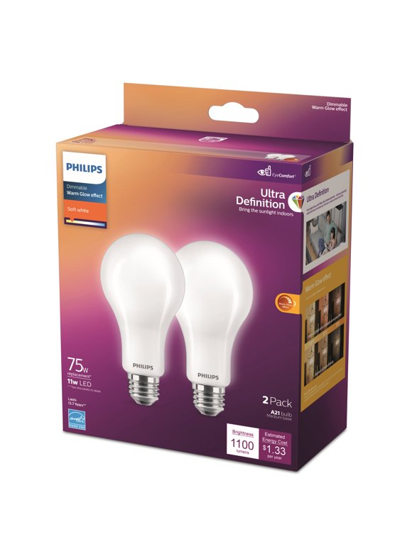 Philips Light Bulbs in Shop Light Bulbs by Brand - Walmart.com