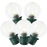 Holiday Time Super Bright LED Warm White G30 Christmas Lights 57' 100 ...