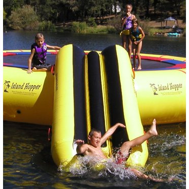 Island Hopper Kids 10' Bounce N Splash Inflatable Water Bouncer Pool ...