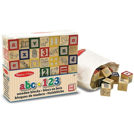 Melissa & Doug Wooden ABC/123 Blocks | Walmart Canada
