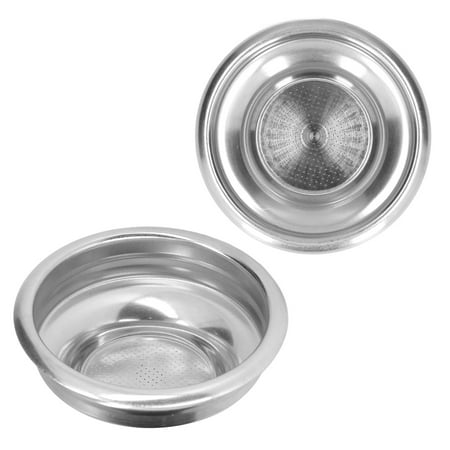 Fyydes 58mm Coffee Filter Basket 1 Cup Universal Stainless Steel Porous ...