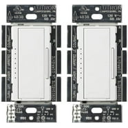 Lutron DVCL-153P-WH-3 White Diva CFL, LED, Halogen, And Incandescent ...