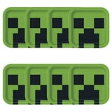 Minecraft Kids Birthday Party Supplies: 9in Paper Dinner Plates, 8ct ...