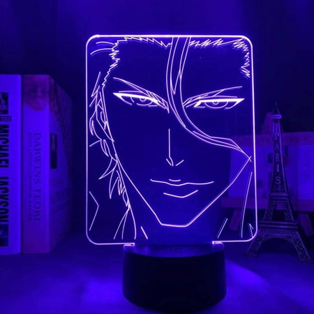 Anime Bleekmiddel Sosuke Aizen lamp Cool 3D Illusion Night Lamp Home ...