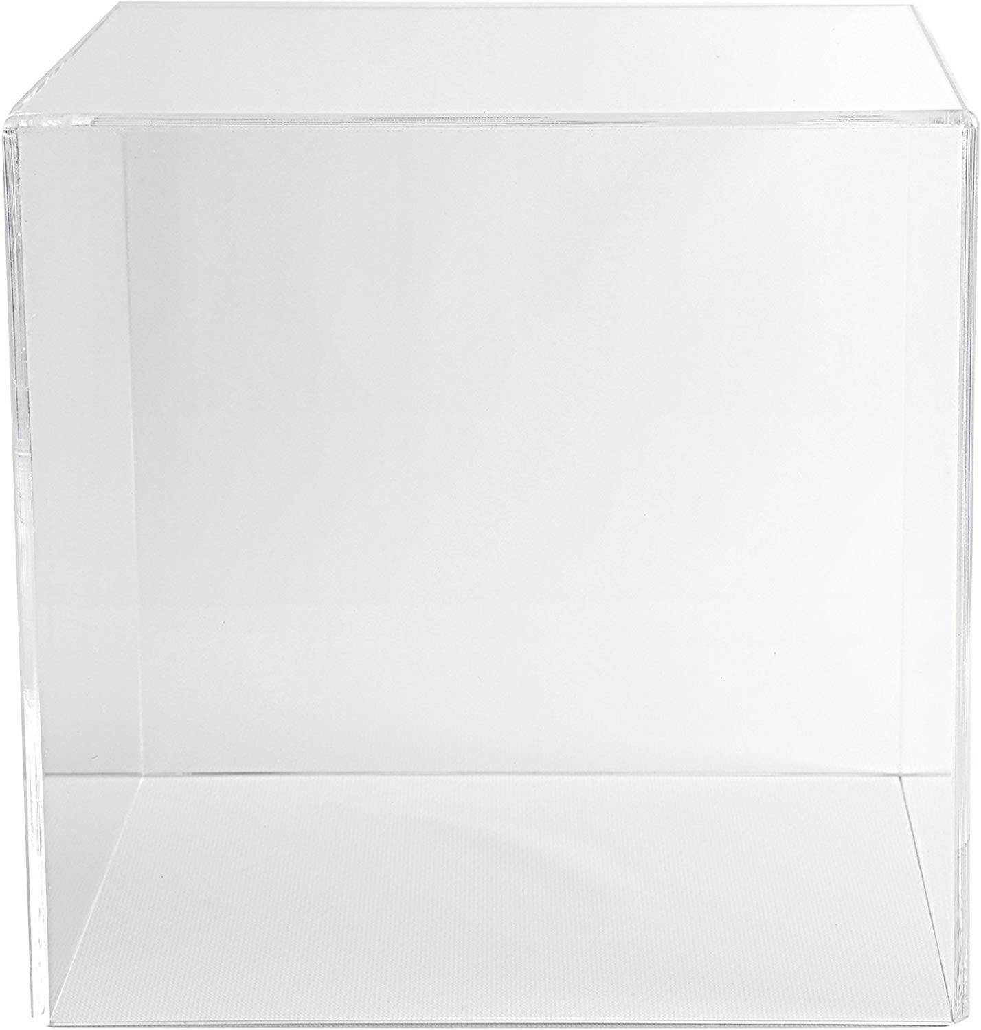 Acrylic Box Case 12" x 12" x 12" | 5 sided Acrylic Cube has 1 Open End ...