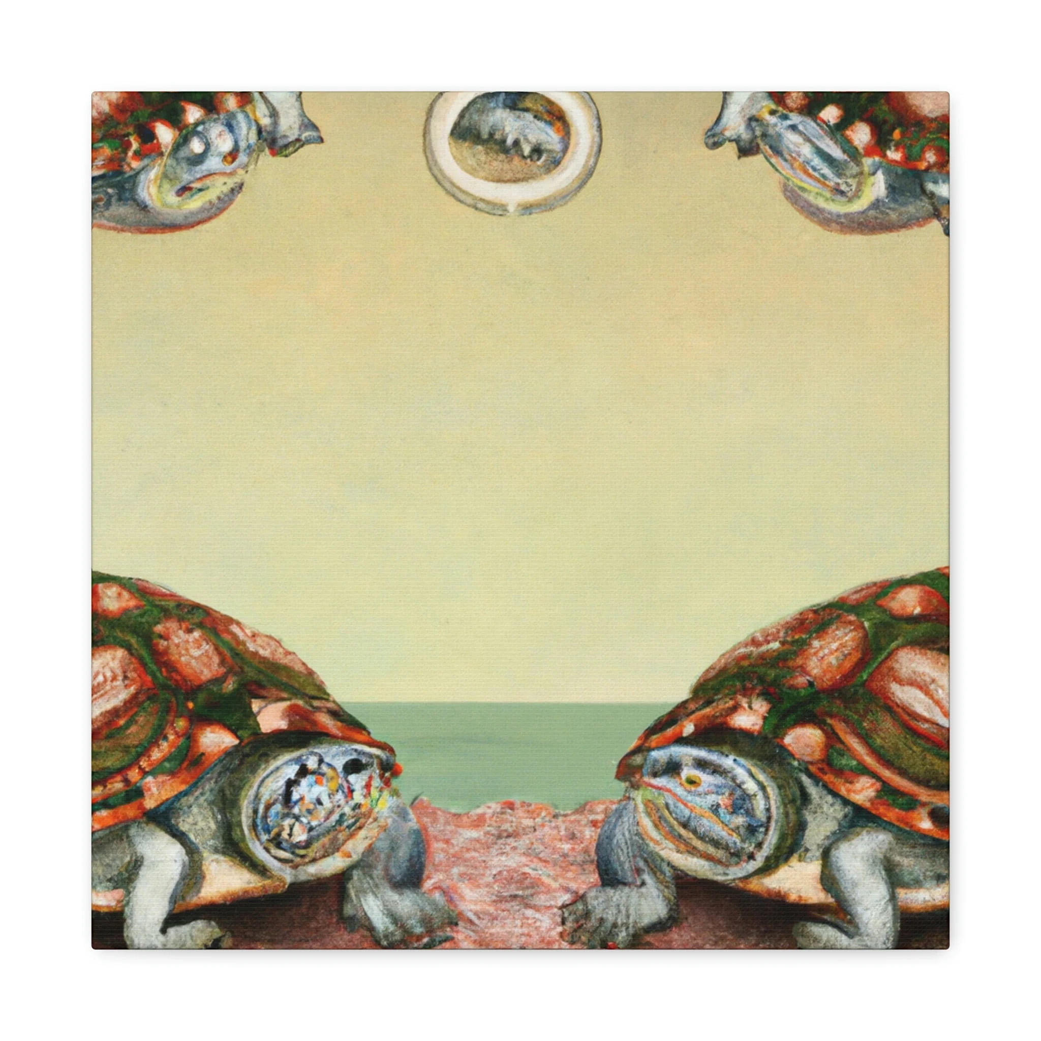Turtle Rococo Splendor - Canvas - Walmart.com