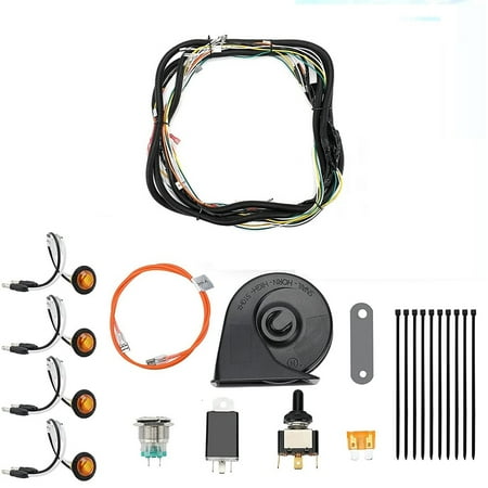 Universal Utv/atv Turn Signal Kit Essential Kit With Amber Led Light ...