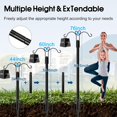 Bird Feeder Pole, 2 Pack 76 INCH Double Shepherds Hooks for Outdoor ...