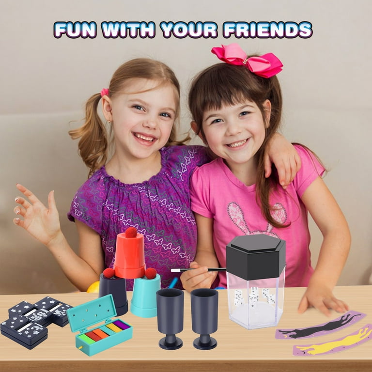 Magician Costume Kids 75Pcs Professional Magic Trick Kit For Kids And ...