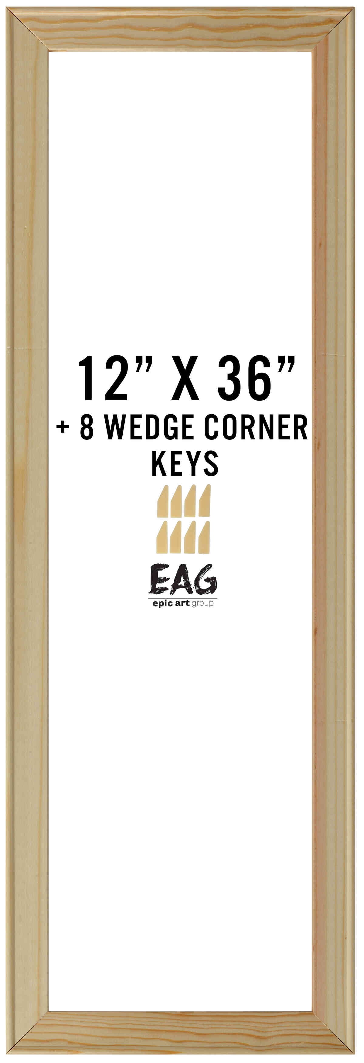 Plastic Canvas Kits Epic Art Group Canvas Stretcher Keys - 48 Piece ...