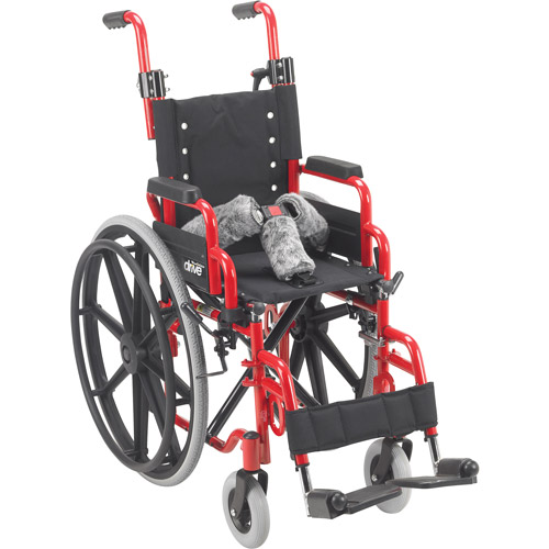Wallaby Pediatric Folding Wheelchair-Size:12" Seat Width - Walmart.com