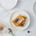 XINLTC, Ceramic Appetizer Plates, 5.6 inch, White, Round Set of 8 ...