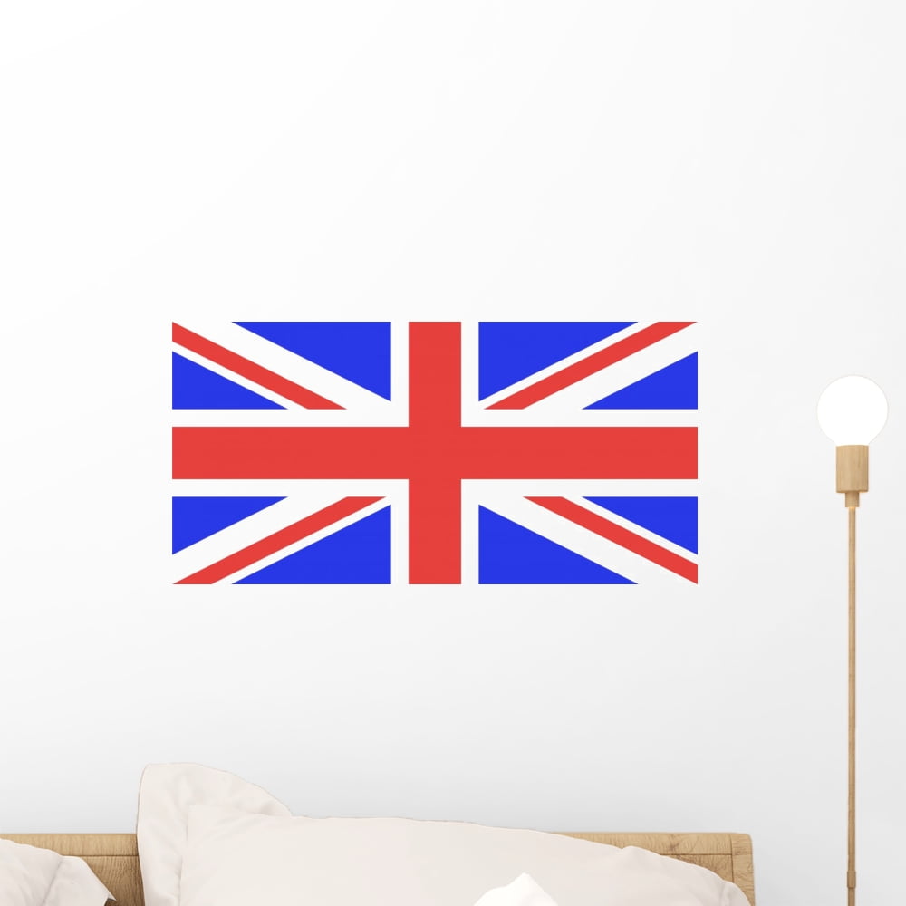United Kingdom Union Jack Wall Mural by Wallmonkeys Peel and Stick ...