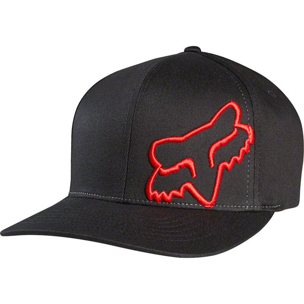 Fox Racing Flex 45 Flexfit Hat Black/Red SM/MD - Walmart.com - Walmart.com