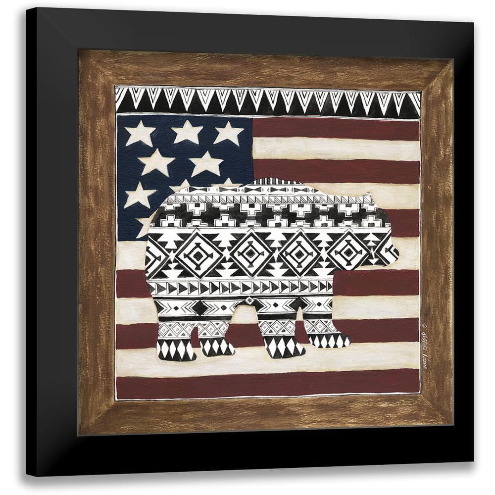 Shamp, Cindy 20x20 Black Modern Framed Museum Art Print Titled - Bear ...