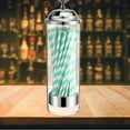 Straw Dispenser Organizer Holder Container Bar Transparent Clear Steel ...