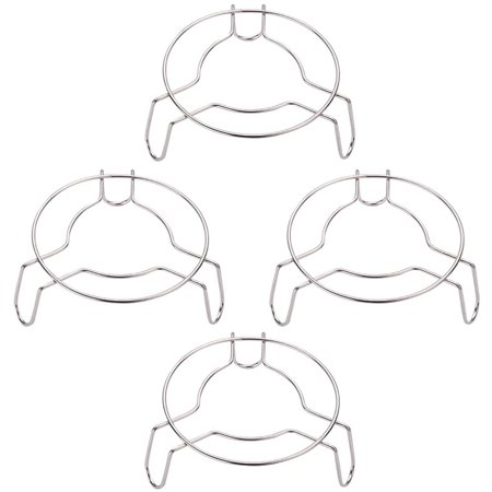 4pcs Steamer Shelf Stainless Steel Trivet Rack Stand Steaming Rack ...