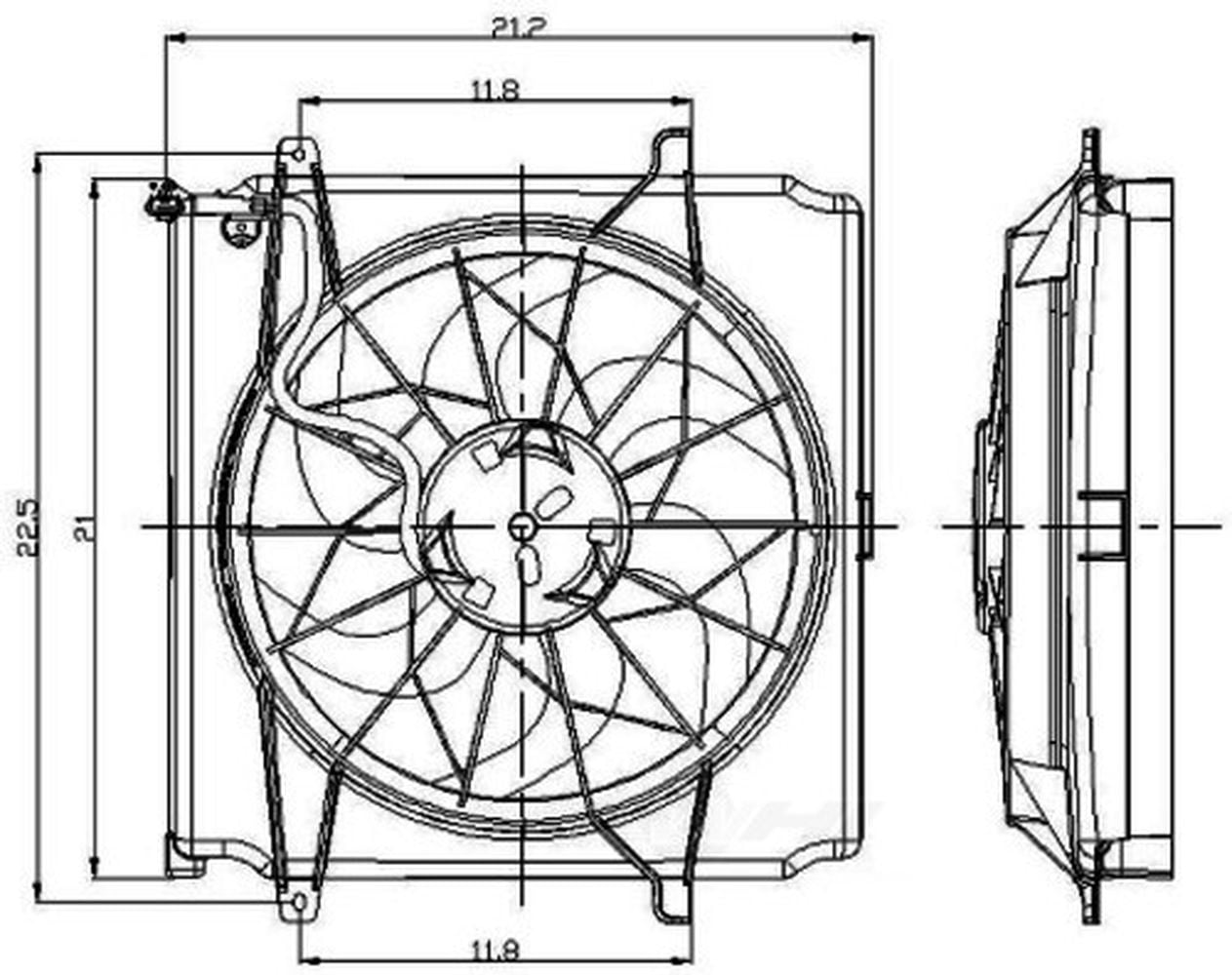 Engine Cooling Fan Assembly - Walmart.com