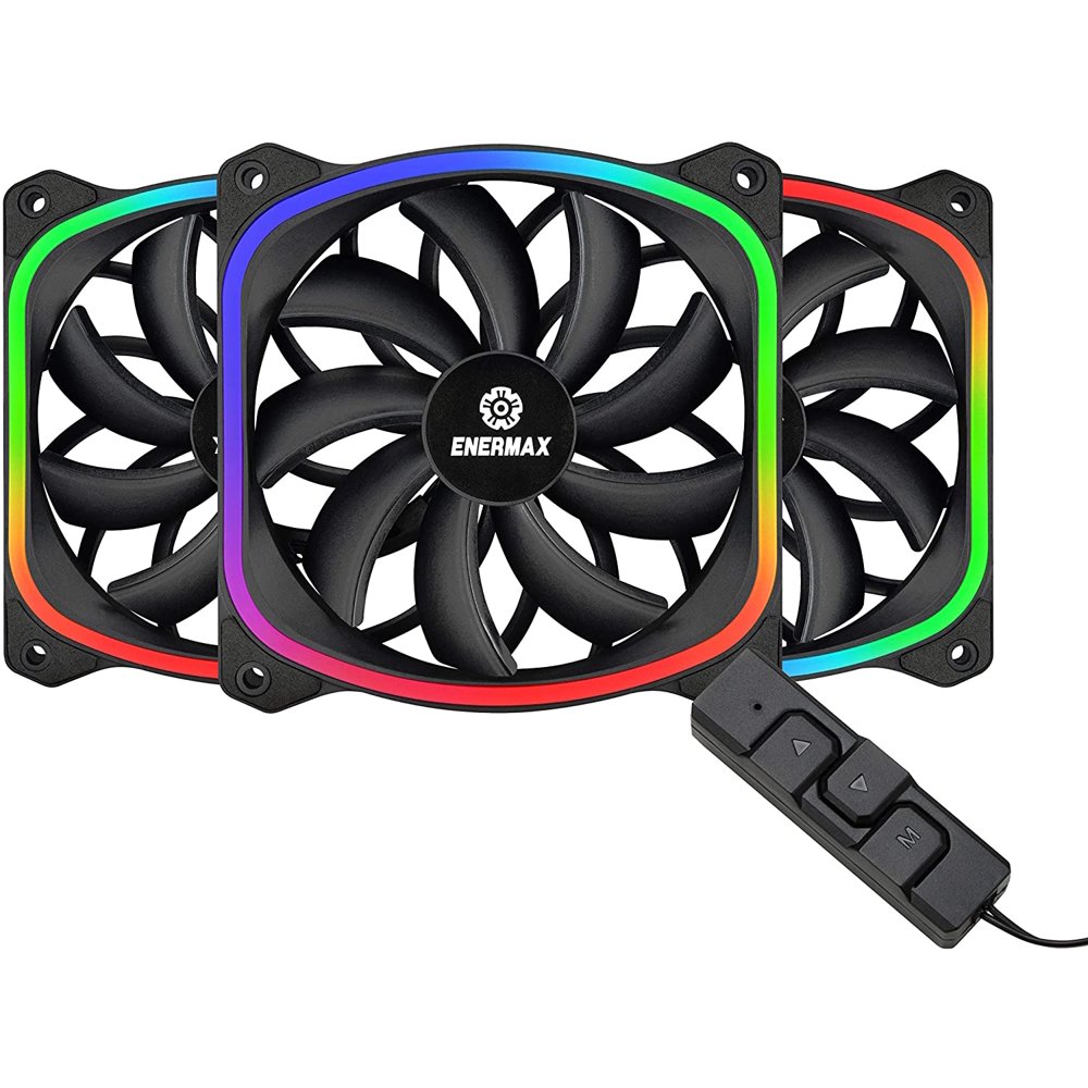 Enermax SquA RGB 120mm Case Fan 3pk - Walmart.com - Walmart.com