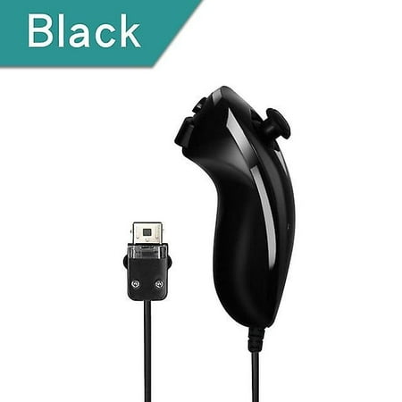 Nintendo wii game controller nunchuck hand curved-Black--Lizuzu ...