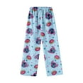 Stitch Pajama Pants Women Stitch Hibiscus Plush Fleece Pants Juniors ...