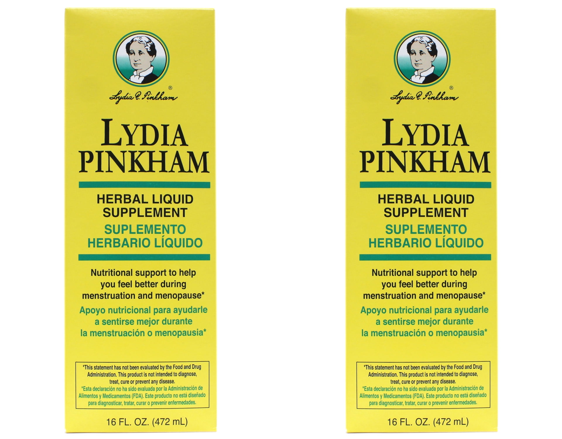 Lydia Pinkham Herbal Liquid Supplement 16 oz (Pack of 2) - Walmart.com