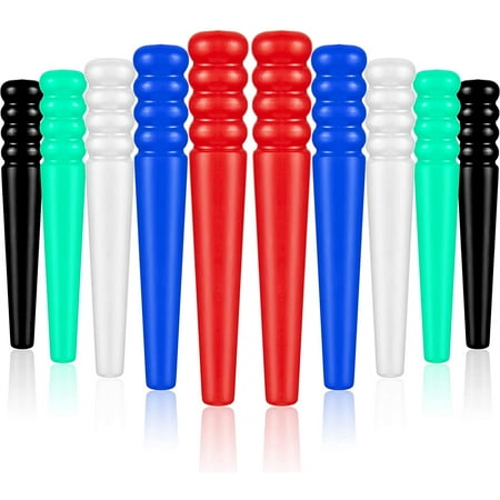 60 Pieces Plastic Cribbage Pegs Tapered Board Pegs Replacement for ...
