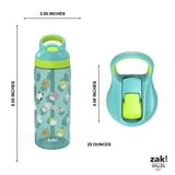 Zak Designs 25oz Squishmallows Kids Straw Water Bottle, Durable Plastic ...
