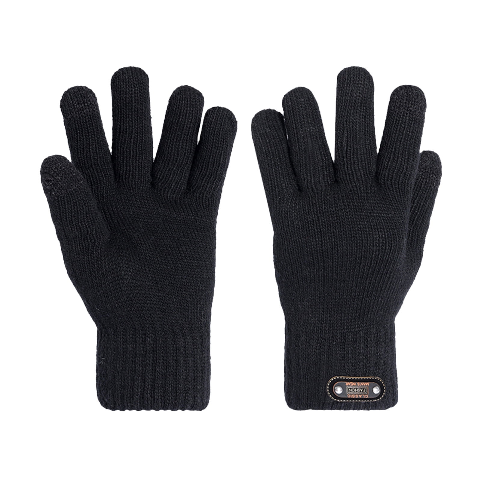 Click here for Yousnh Mens Gloves Winter Knitted Adult Five-Finge... prices